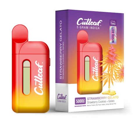 Cutleaf Live Rosin 5 Gram Disposable Vapesatl Com