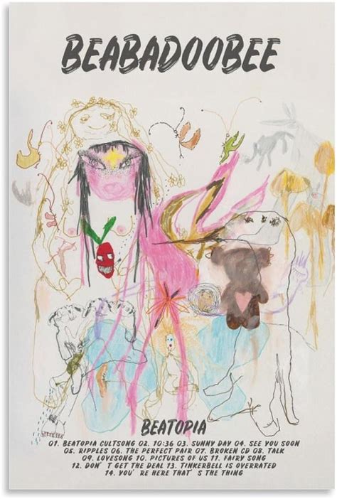 Beabadoobee Poster Beatopia Music Album Cover Canvas Art