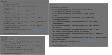 export errors exporting model to pmx multiple plugins and x