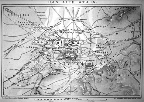 Map Of Ancient Athens Illustration World History Encyclopedia