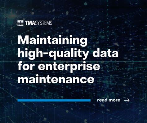 Data Maintenancemanagement Cmms Tma Systems