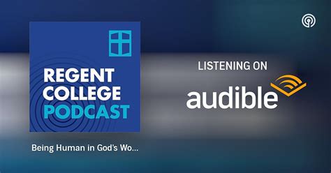 Being Human In Gods World With Dr Isabelle Hamley Regent College Podcast Podcasts On