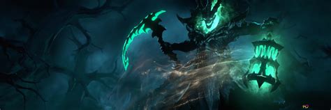 League Of Legends Lol Dark Passage Thresh Splash Art 4k Wallpaper