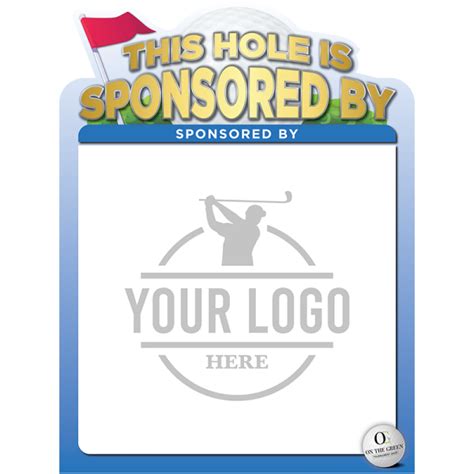 Hole Sign Sponsor Sign Golf Tournament Products