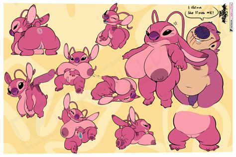 Rule 34 Alien Angel Lilo And Stitch Anthena Anthro Belly Big
