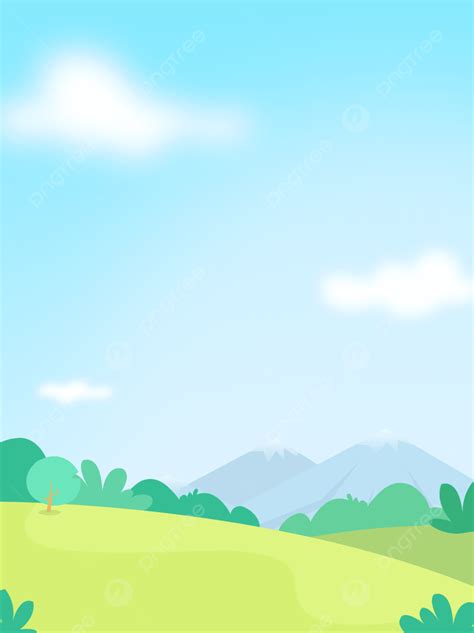 Small Fresh Grass Sky Background Wallpaper Image For Free Download Pngtree