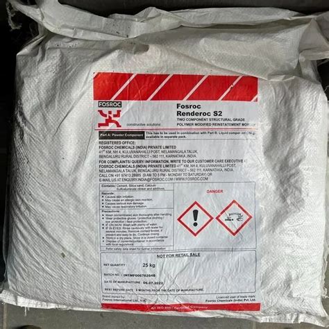 Fosroc Renderoc Rg Packaging Size 25 Kgs At ₹ 450 Bag In Nagpur Id 23994204948