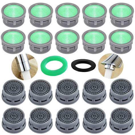 Boetoadg Faucet Aerator 1 5 Gpm Flow Restrictor Plug In Faucet Aerator