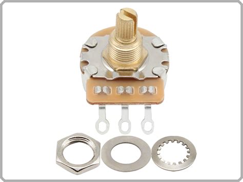 Short 24 Tooth Shaft Guitar Potentiometer Unicom Radio
