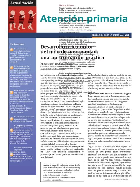 Desarrollo Psicomotor Del Niño Pdf Pediatría