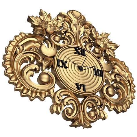 Classic Wall Clock 3d Model By Khaganfx