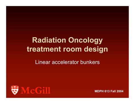 Facility Shielding Design