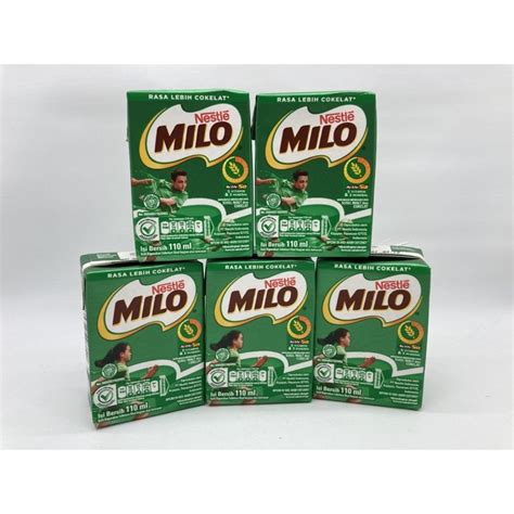 Jual Milo Susu Uht 110ml Harga Per Pcs Barcode 8992696523081 Shopee