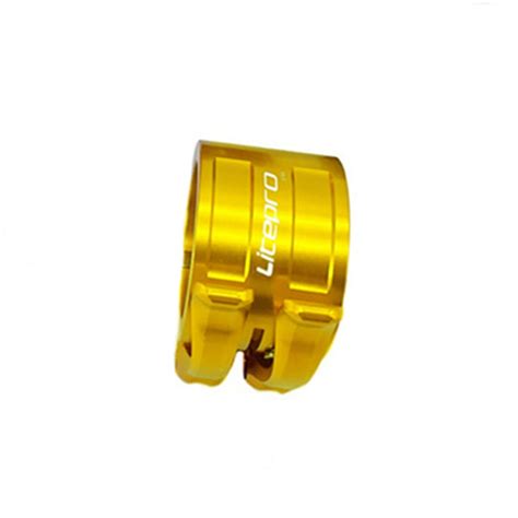 Litepro Litepro Seat Tube Clip Double Layer Adjustment Buckle Titanium