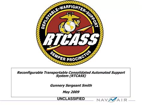 Ppt Reconfigurable Transportable Consolidated Automated Support System Rtcass Gunnery