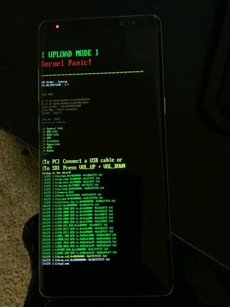 Kernel Panic Upload Mode Samsung Members