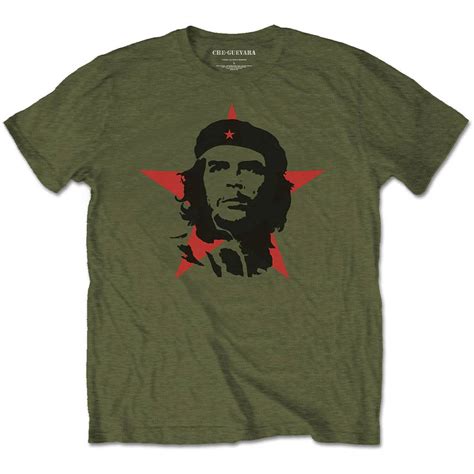 Red Star Face Che Guevara T Shirt Red Rabbit Trendovska Trgovina