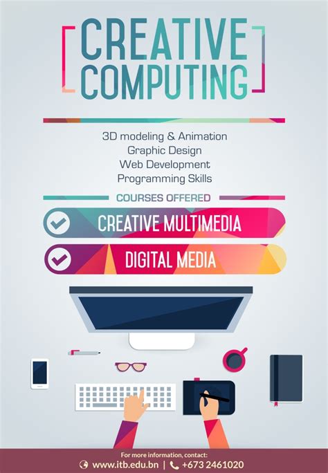 Advertisement Poster For Creative Computing On Behance