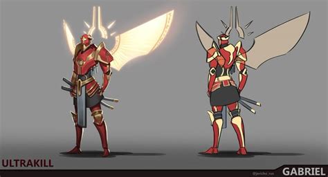 Ultrakill Gabriel Concept Andrei Mishchenko Character Design