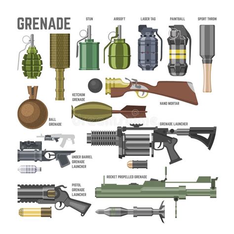 Weapon Stun Grenade Stock Illustrations 152 Weapon Stun Grenade Stock
