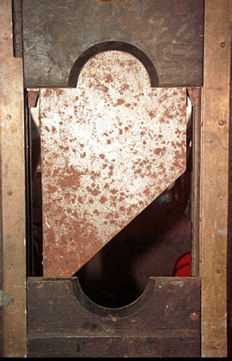 Lame De La Guillotine N°5 Peine De Mort Guillotin Garde Des Sceaux