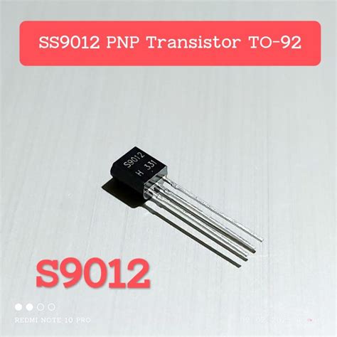 5 Buah Transistor S9012 S9012c 9012 To 92 Pnp 40v 05a Lazada Indonesia