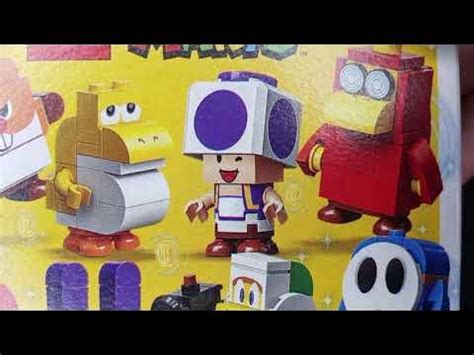 Lego Super Mario Nintendo Mystery Box Purple Toad Set Assembly Youtube