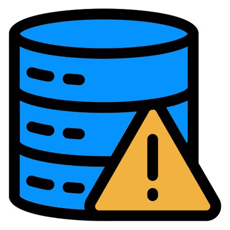 Database Error Server Warning Storage Icon Download On Iconfinder