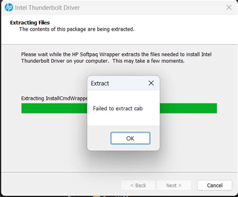Problems Installing Thunderbolt Driver Update Sp141941 Hp Support