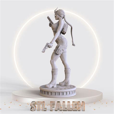 Tomb Raider Lara Croft 3d Printable Stl File Instant Download Etsy