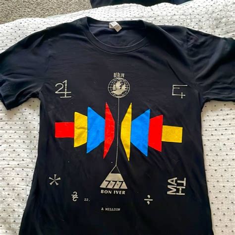 Bella Canvas Shirts Bon Iver A Million Record Tshirt Poshmark