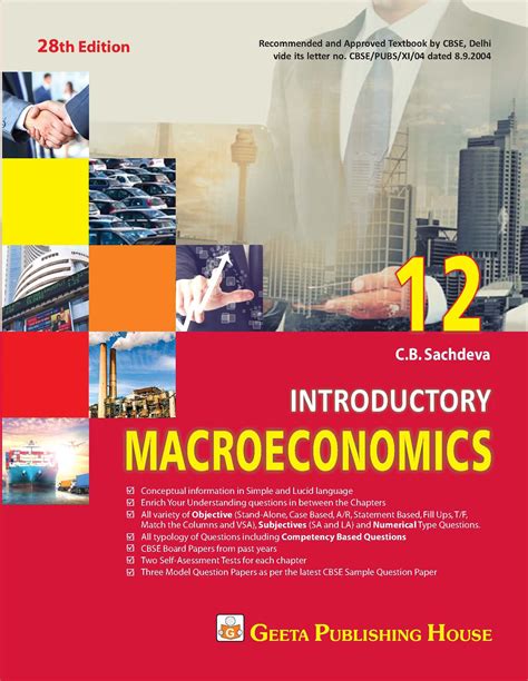 Introductory Macroeconomics A Textbook For Class Xii 2024 Cb