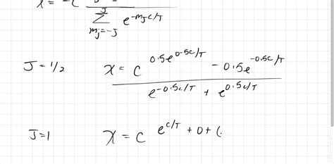 Solved On A Single Graph Sketch The Atomic Paramagnetic Susceptibility As A Function Of Inverse