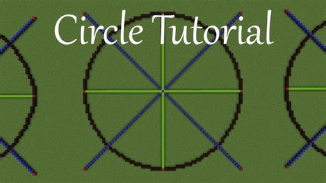 How To Draw Circle Minecraft