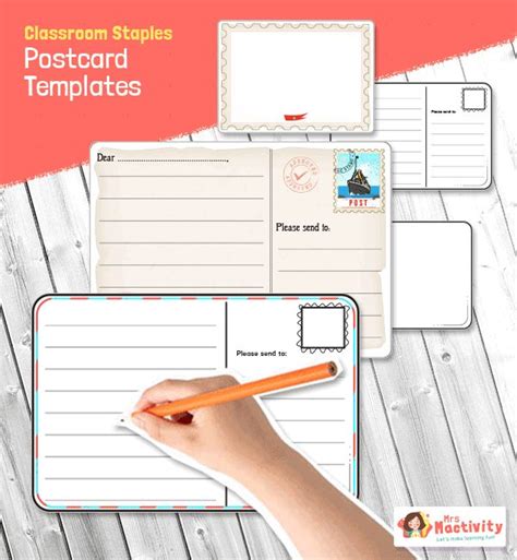 Postcard Writing Template Postcard Resources Eyfs Ks1 Ks2 Writing