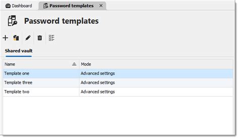 Password Templates Devolutions Documentation