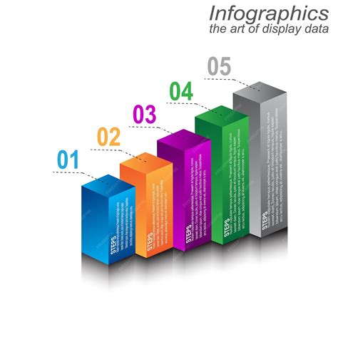 Premium Vector 3d Infographic Template For Modern Data Visualization