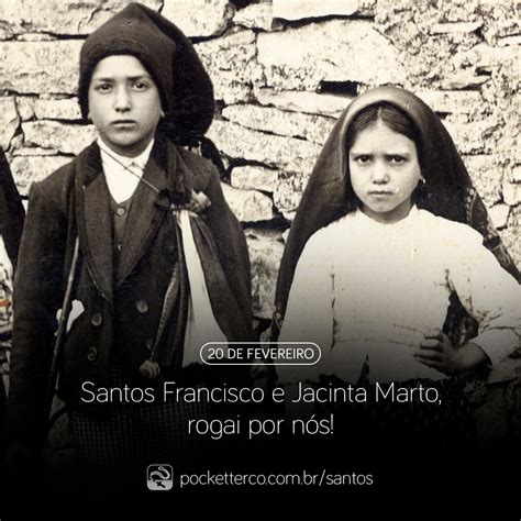 Santos Francisco E Jacinta Marto Pocket Terço