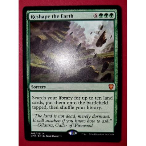 Reshape The Earth Nonfoil Shopee Philippines