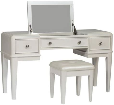 Liberty Furniture Stardust 2 Piece Iridescent White Vanity Set