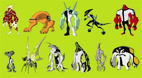 All Alien Ben 10 Os Part 1 By Amirben10art On Deviantart