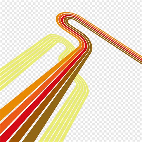 Download Gratis Ilustrasi Garis Oranye Merah Dan Kuning Line