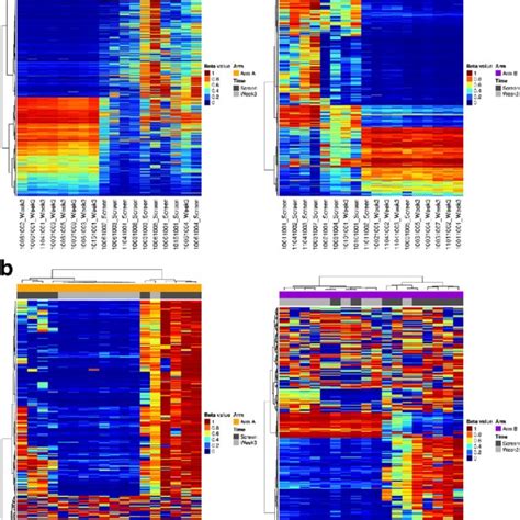 Hierarchical Clustering Of Differentially Methylated Loci Dml In Arm Download Scientific