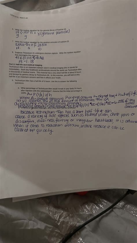 Img 4476 Assignment For Week 7 Chem1201 Ol Week 6 Lab 6 Write The