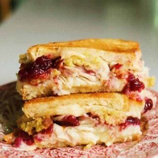 Grilled Turkey Cranberry Sandwich Grilled Cheese Social