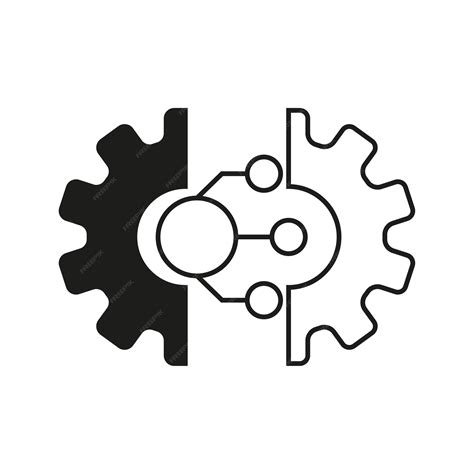 Premium Vector Data Integration Outline Icon Vector For Graphic