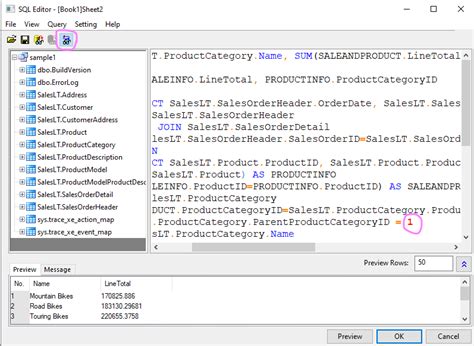 Help Online Tutorials Import Data From A Database For Analysis