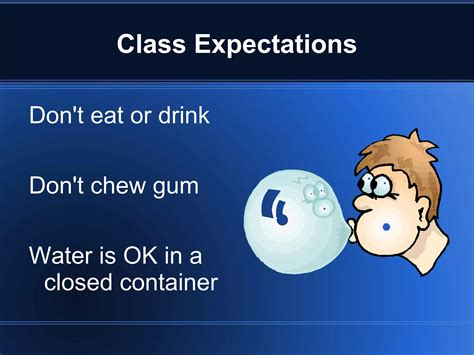 Classroom Expectations Odp