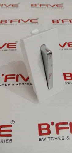 Bfive White Sleek Modular 16 Amp Switch 1 Way Sleek For Home At ₹ 20piece In New Delhi