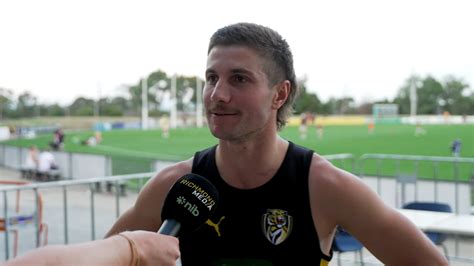 Liam Baker Post Match Liam Baker Finished Yesterdays Practice Match With 36 Disposals Just